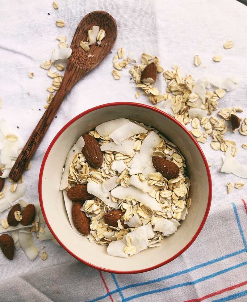 Recette de Muesli noix de coco - Livre de recettes - Les Fruits Détendus