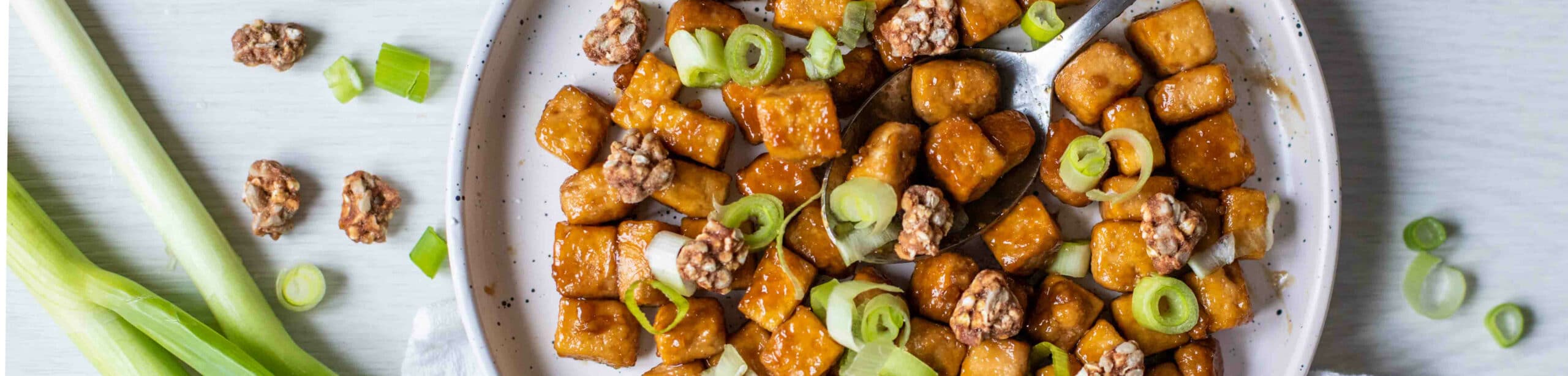 Tofu caramélisé au sirop d'érable - Les Fruits Detendus